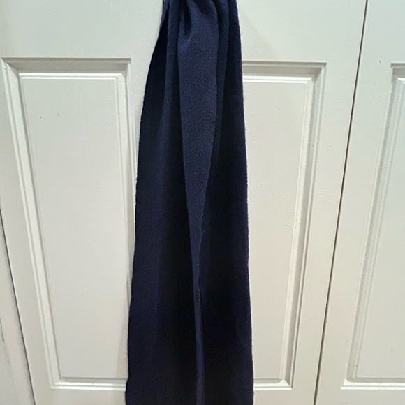 J. Crew | Accessories | Jcrew X Hogarth 0 Cashmere Navy Blue Scarf ...